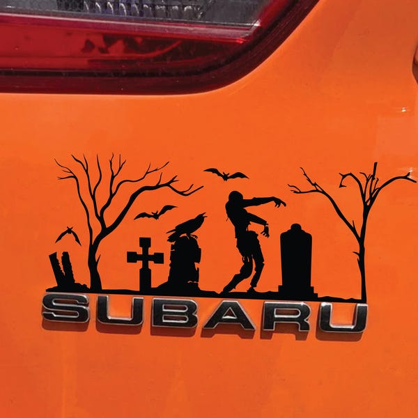 Zombie Car Decal - Etsy