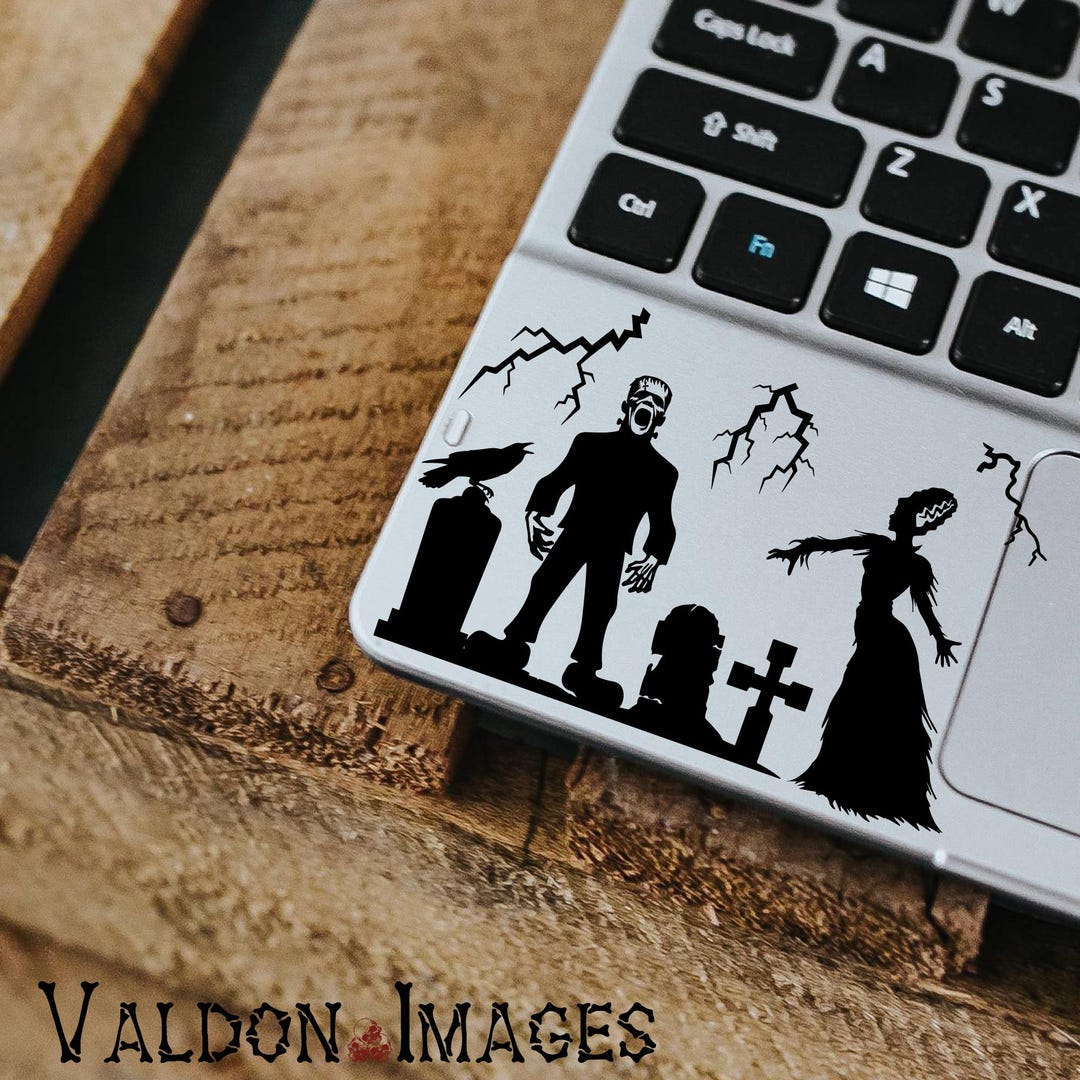 Bride of Frankenstein Hidden Easter Egg Car Decal, Spooky Halloween ...