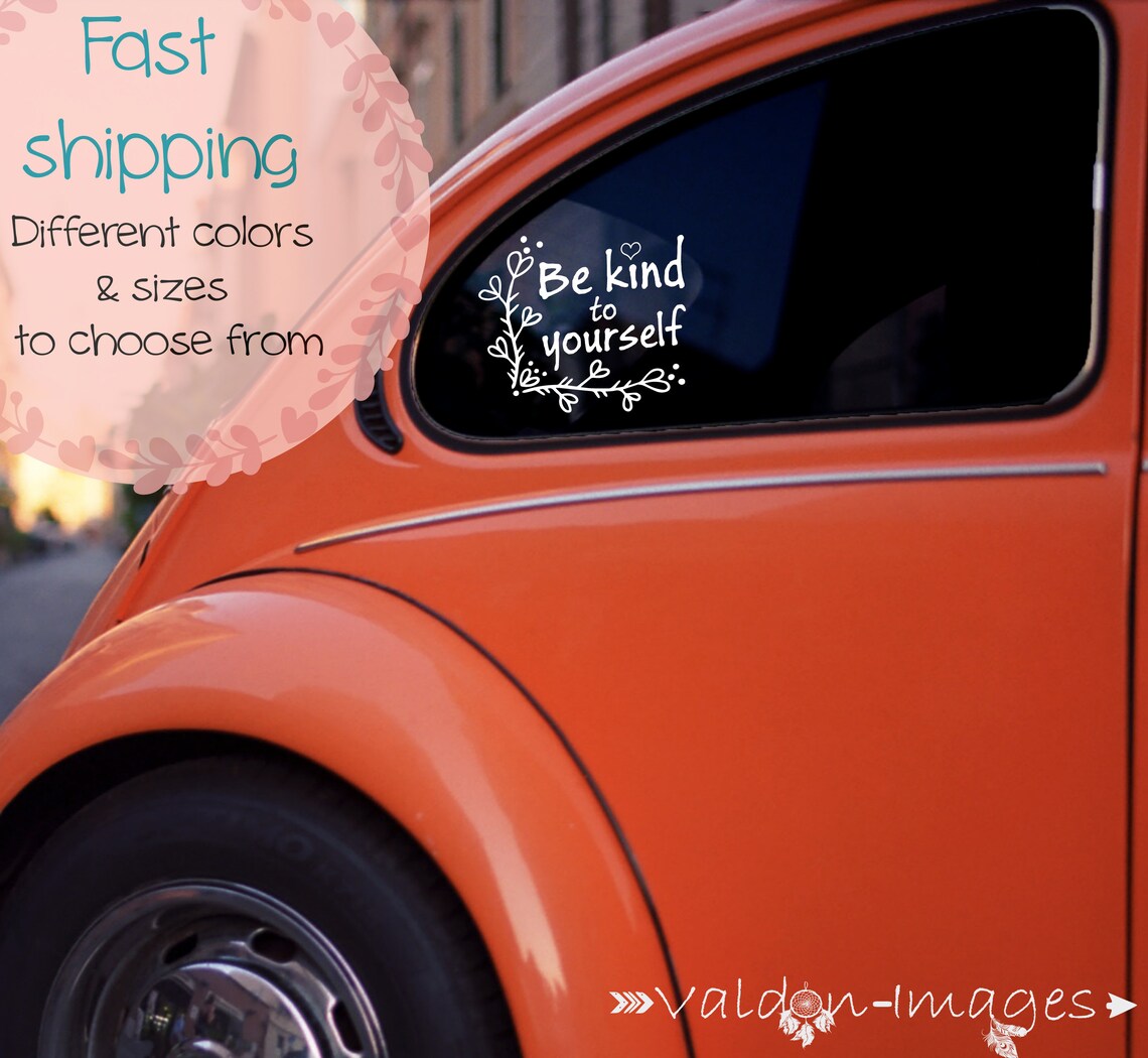 Be Kind Car Decal for Women Hippie Laptop Decal Bohemian - Etsy
