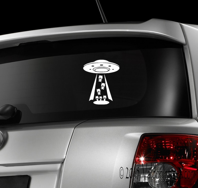 Alien Invaders Stick Family Car Decal Laptop Decal Car - Etsy