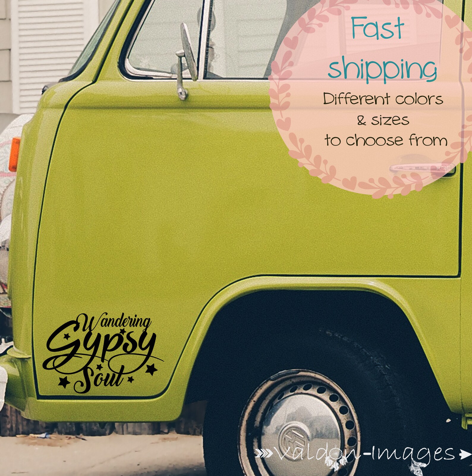 Gypsy Car Decal for Women Moon and Stars Laptop Decal - Etsy