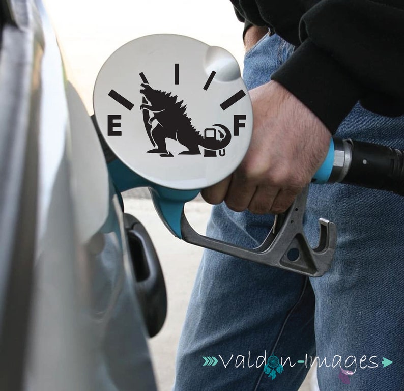 Large Lizard Empty Gas Tank Car Decal Monster Lizard Bumper - Etsy