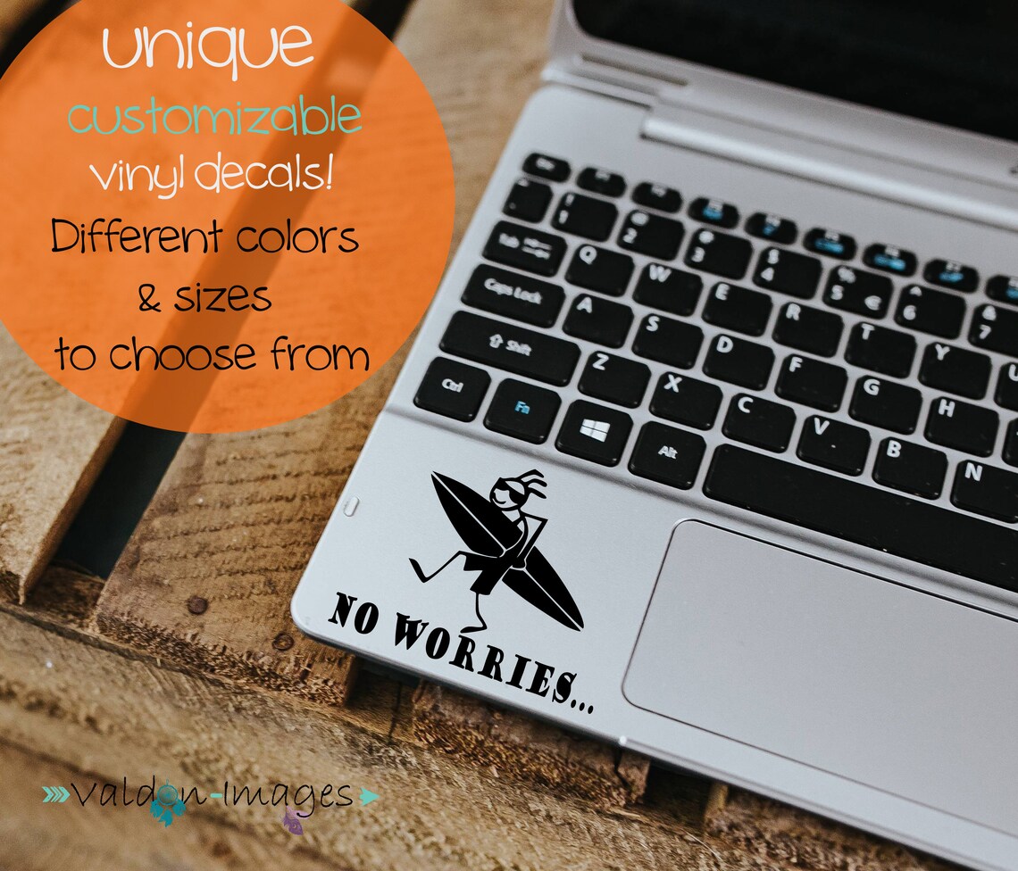 Surfer Car Decal Surfing Car Sticker Car Decal for Him - Etsy