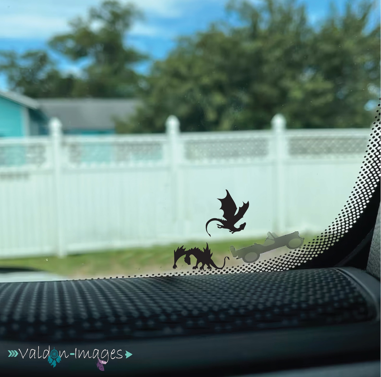 Dragon Hidden Easter Egg Decal Windshield Decal Sticker - Etsy