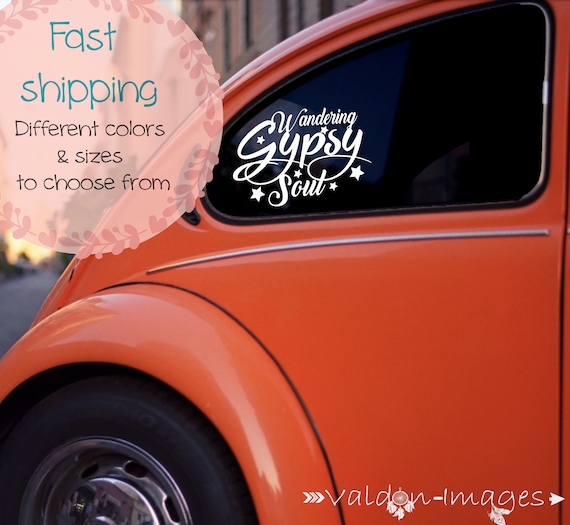 Gypsy Car Decal for Women Moon and Stars Laptop Decal - Etsy