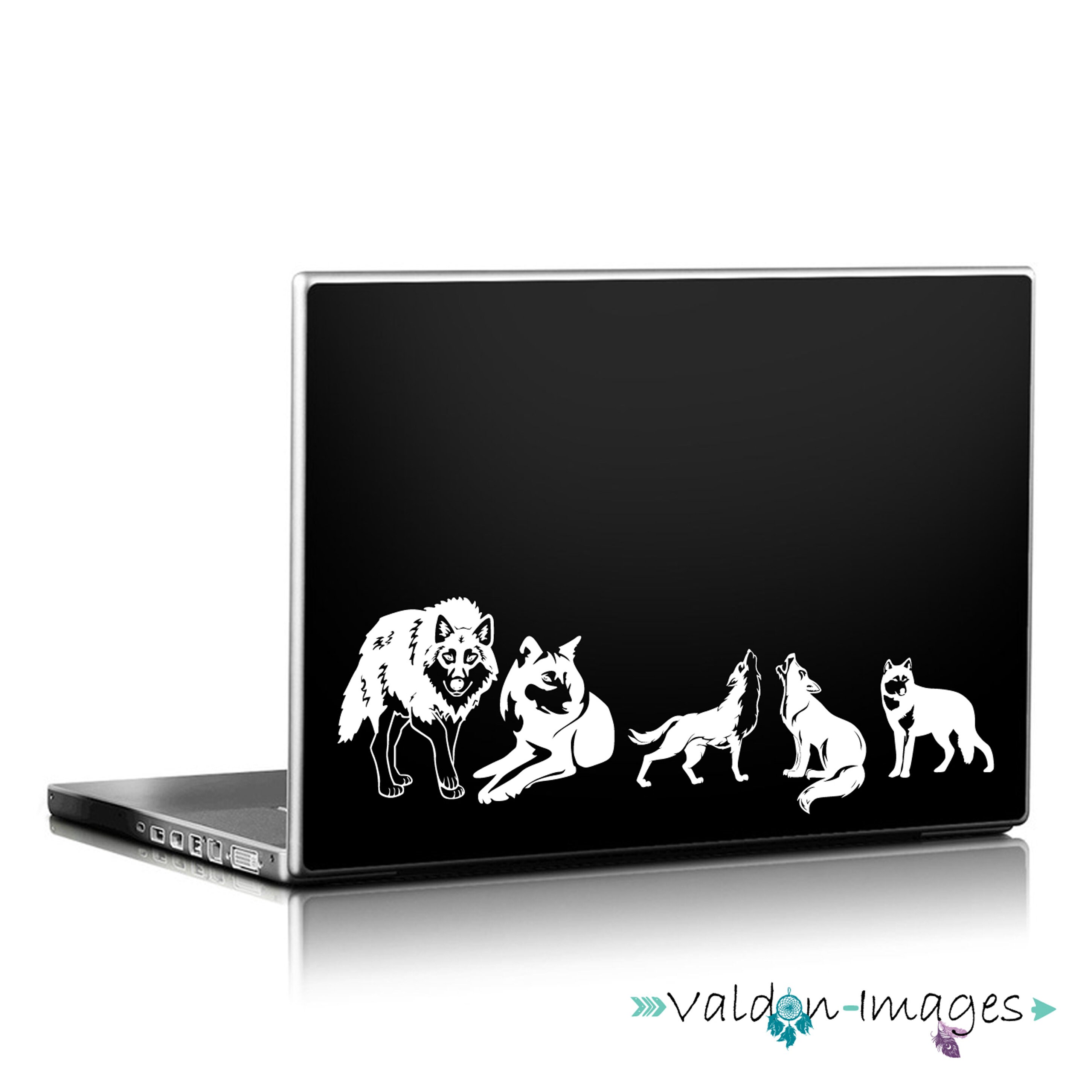 Wolf Pack Car Decal, Wolves Laptop Decal, Stick Family Decal, Wolf ...