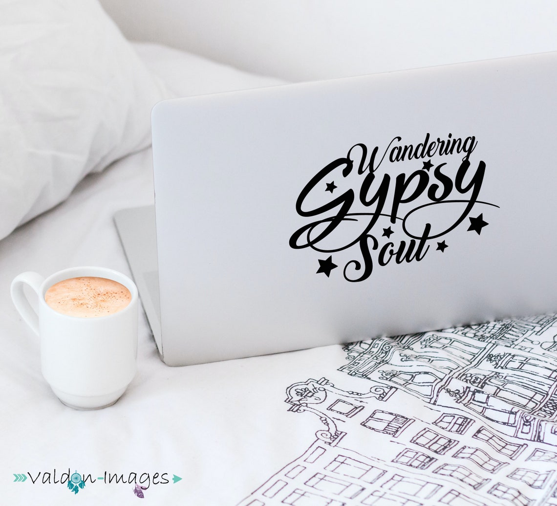 Gypsy Car Decal for Women Moon and Stars Laptop Decal - Etsy