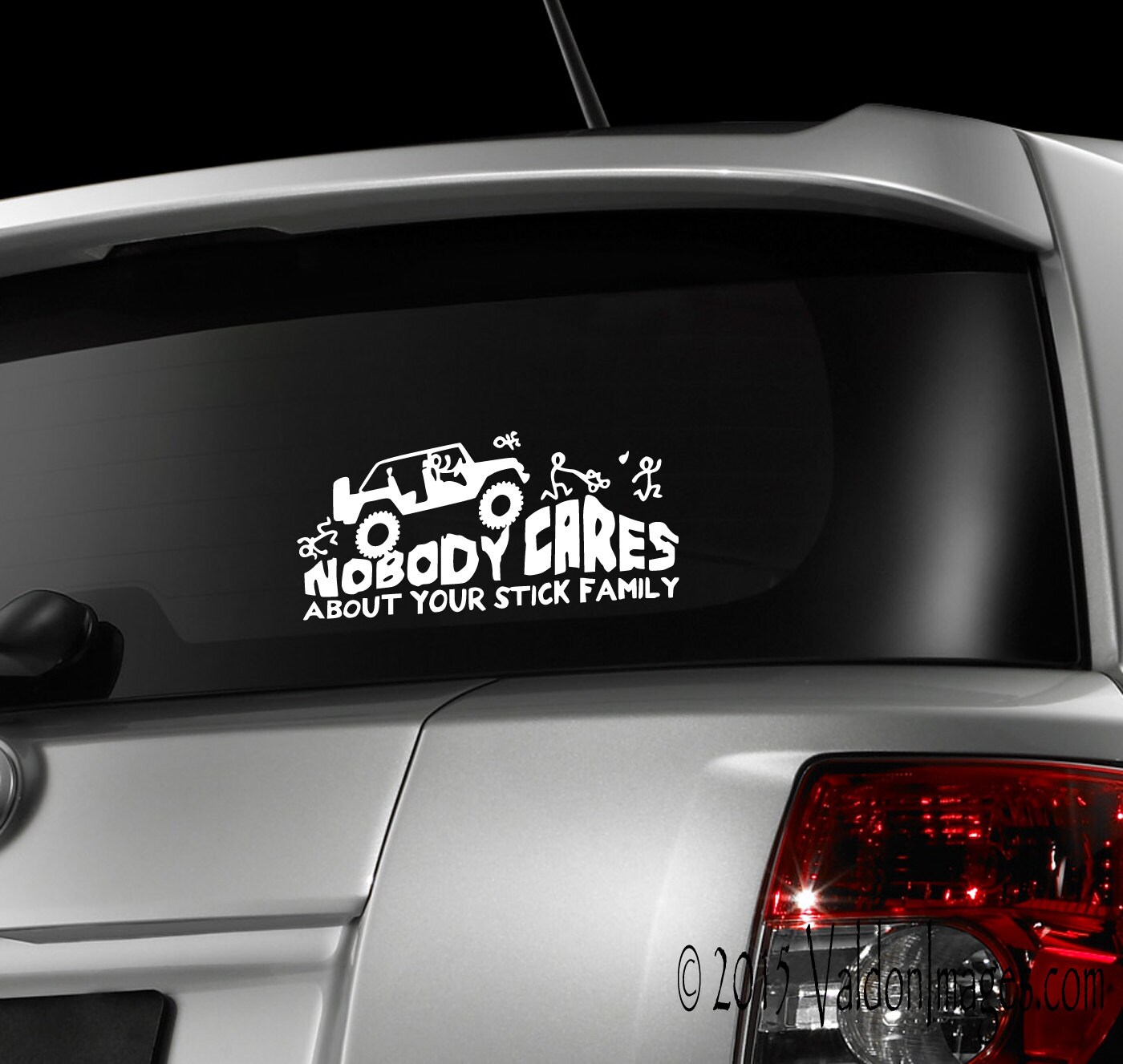 Monster jeep stick family car decal car sticker laptop | Etsy