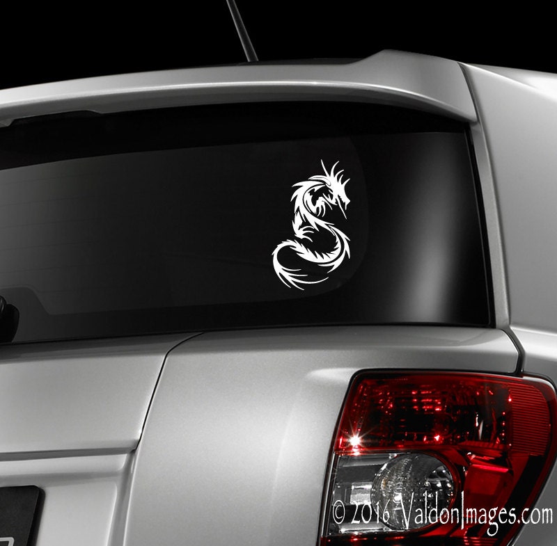 Serpent dragon car decal yeti decals laptop decals car | Etsy