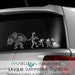 Mummy Monster Family Car Decal, Mummy Laptop Decal, Horror Movie ...