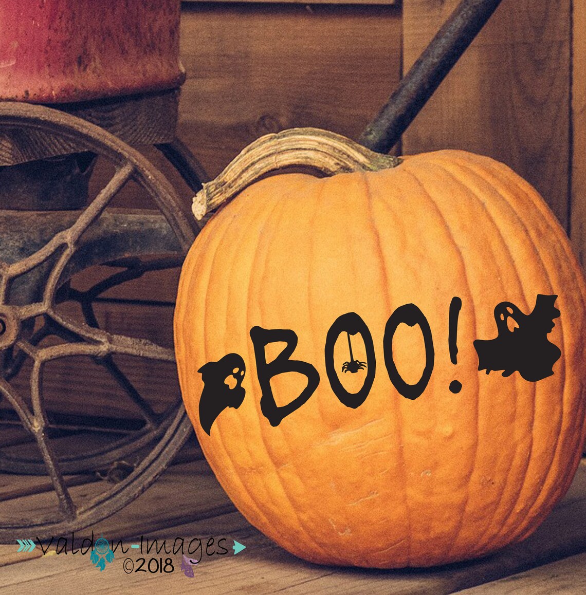 Boo Ghost Door Decal, Halloween Decor, Front Door Sticker, Holiday ...