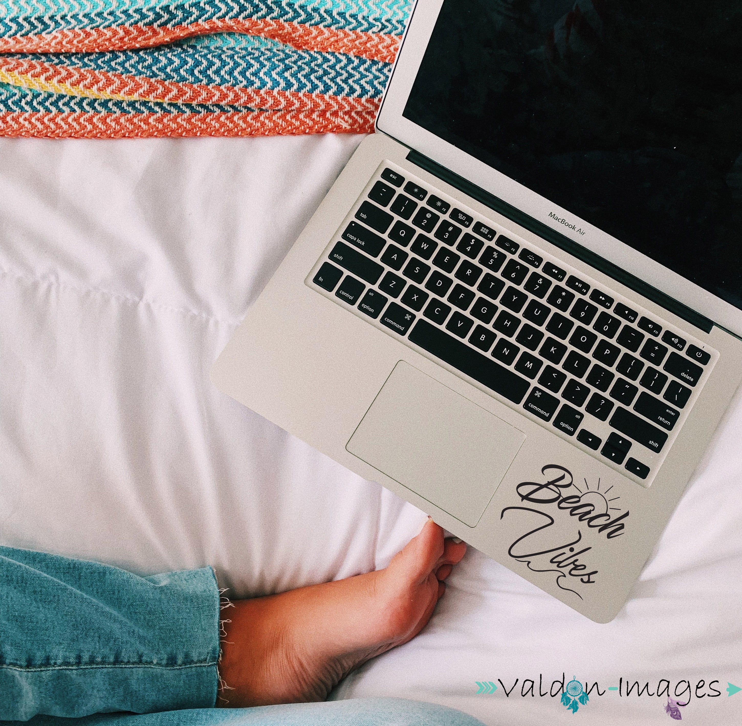 Beach Vibes Car Decal Car Sticker Boho Laptop Decal Car | Etsy