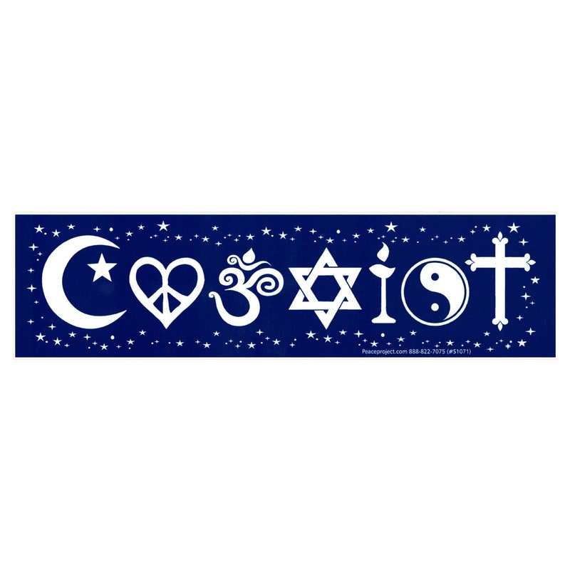Coexist Sticker - Etsy