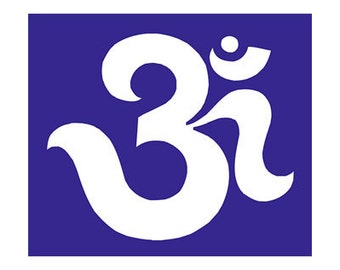 Aum Om Symbol Sticker Decal - Etsy