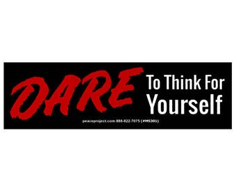 Dare Bumper Sticker | Etsy