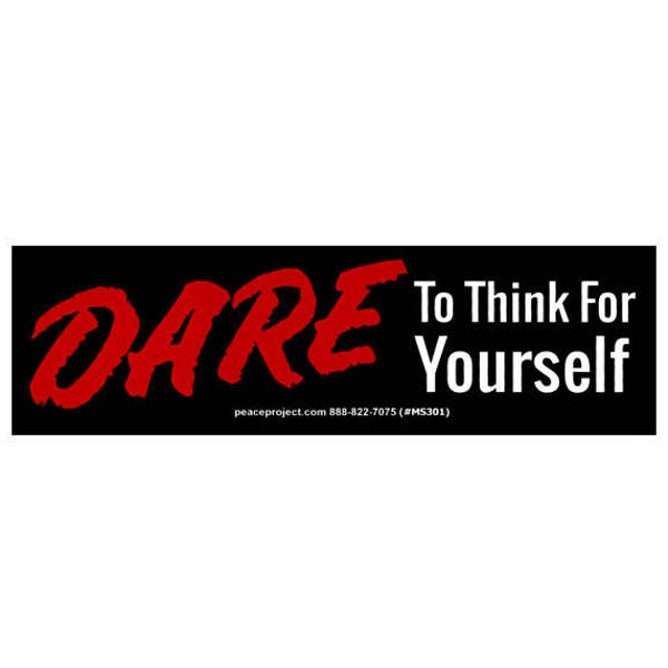 Dare Bumper Sticker - Etsy