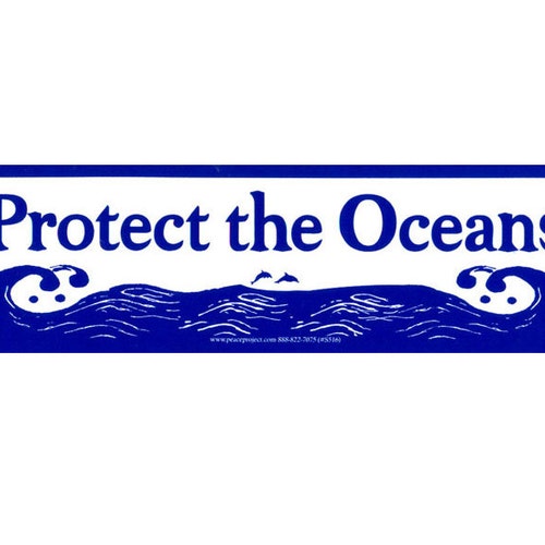 Protect the Oceans Bumper Sticker / Decal or Magnet - Etsy