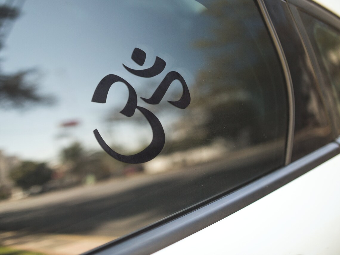 Om Aum Symbol Vinyl Decal / Rub on Sticker 14 Colors | Etsy