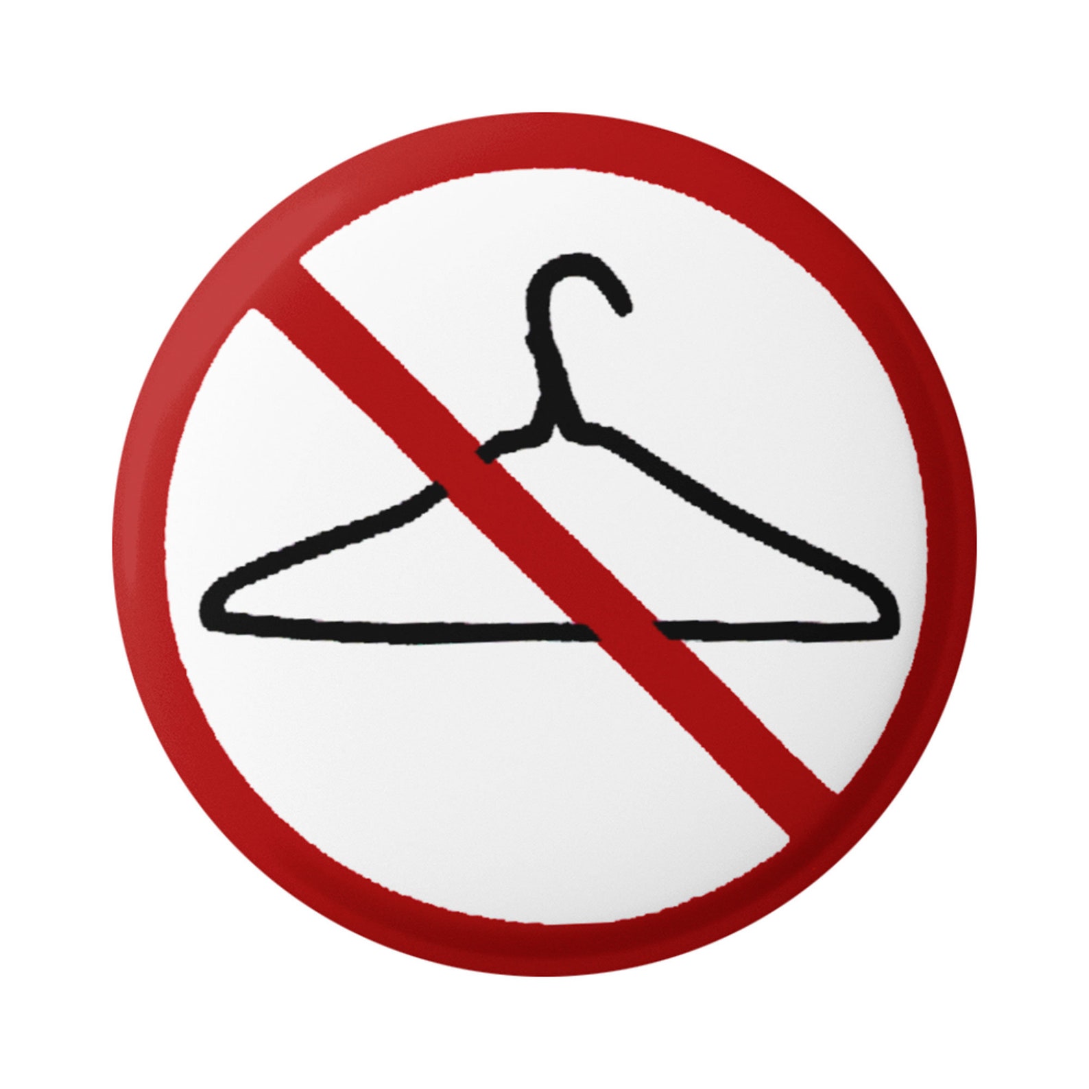 Never Again Coat Hanger Pro-choice Button Pinback for - Etsy