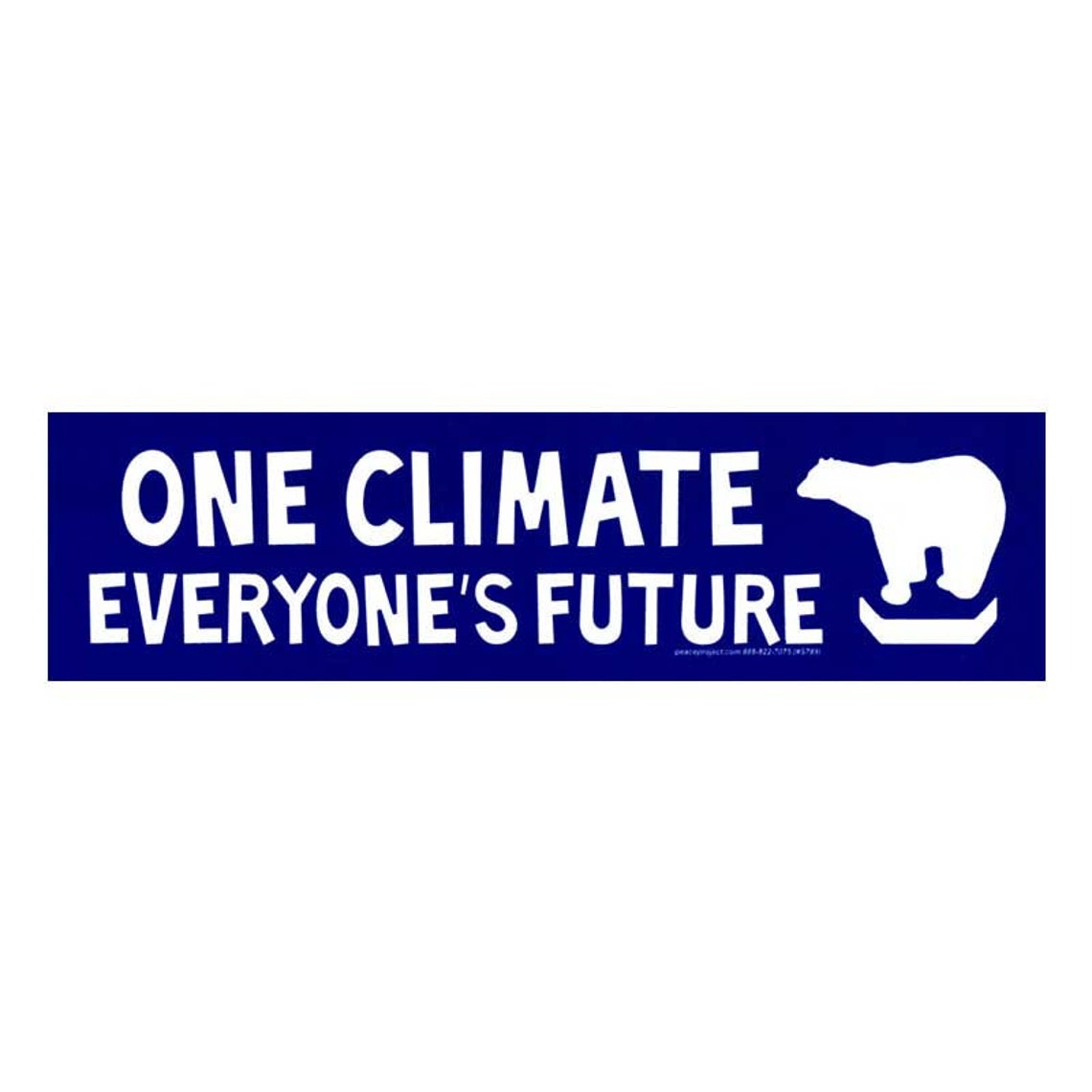 One Climate Everyone's Future Bumper Sticker / Decal or - Etsy