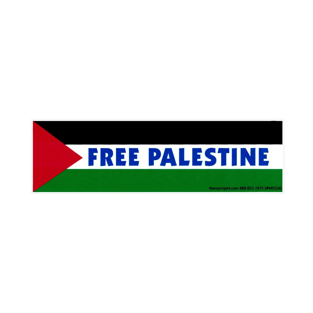 Free Palestine - Middle East Peacemaking Small Laptop Sticker / Decal ...