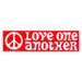 Love One Another - Small Bumper Sticker / Laptop Decal or Magnet - Etsy