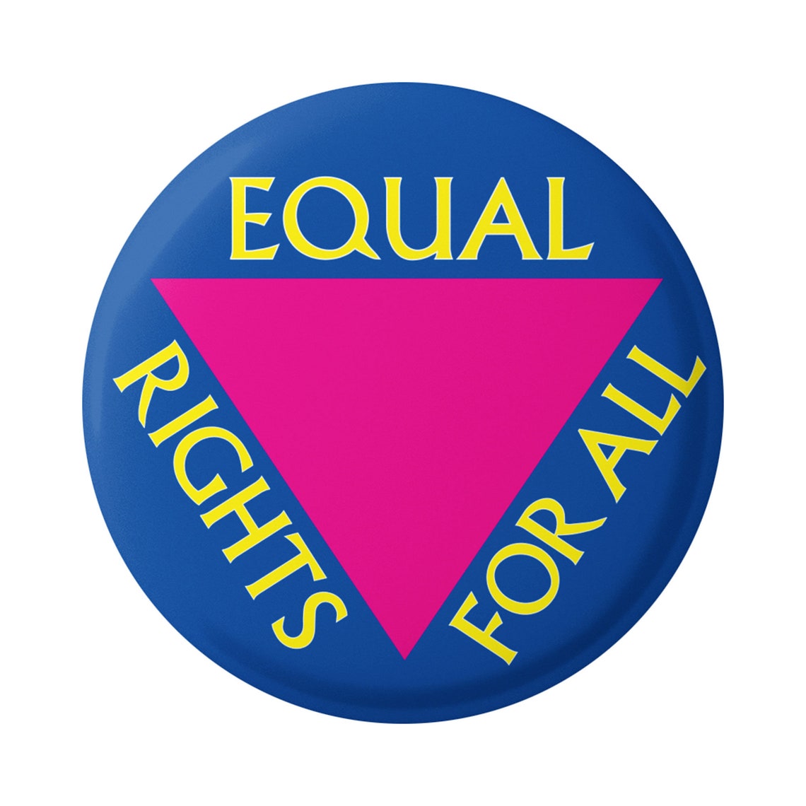 Equal Rights for All Diversity LGBTQ Button Pinback for Backpacks ...
