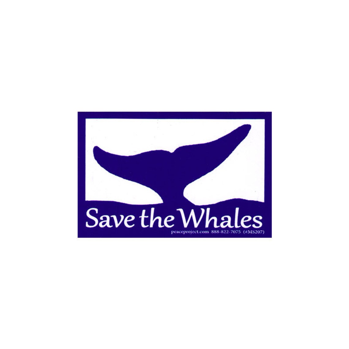 Save the Whales - Small Bumper Sticker / Laptop Decal or Magnet - Etsy