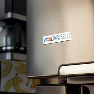 World Peace - Small Anti-war Bumper Sticker / Laptop Decal Decal or ...