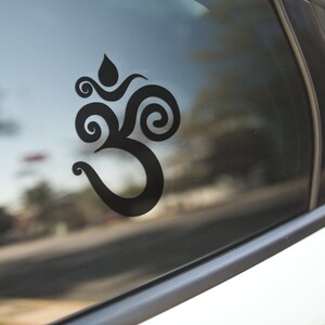 Stylish Om Aum Symbol Vinyl Decal / Rub on Sticker - 14 Colors ...