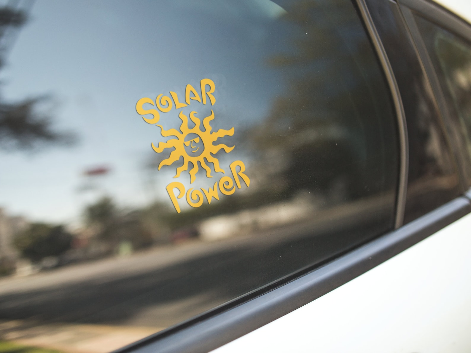 Solar Power Sun Clean Energy Vinyl Decal / Rub on Sticker - 14 Colors ...