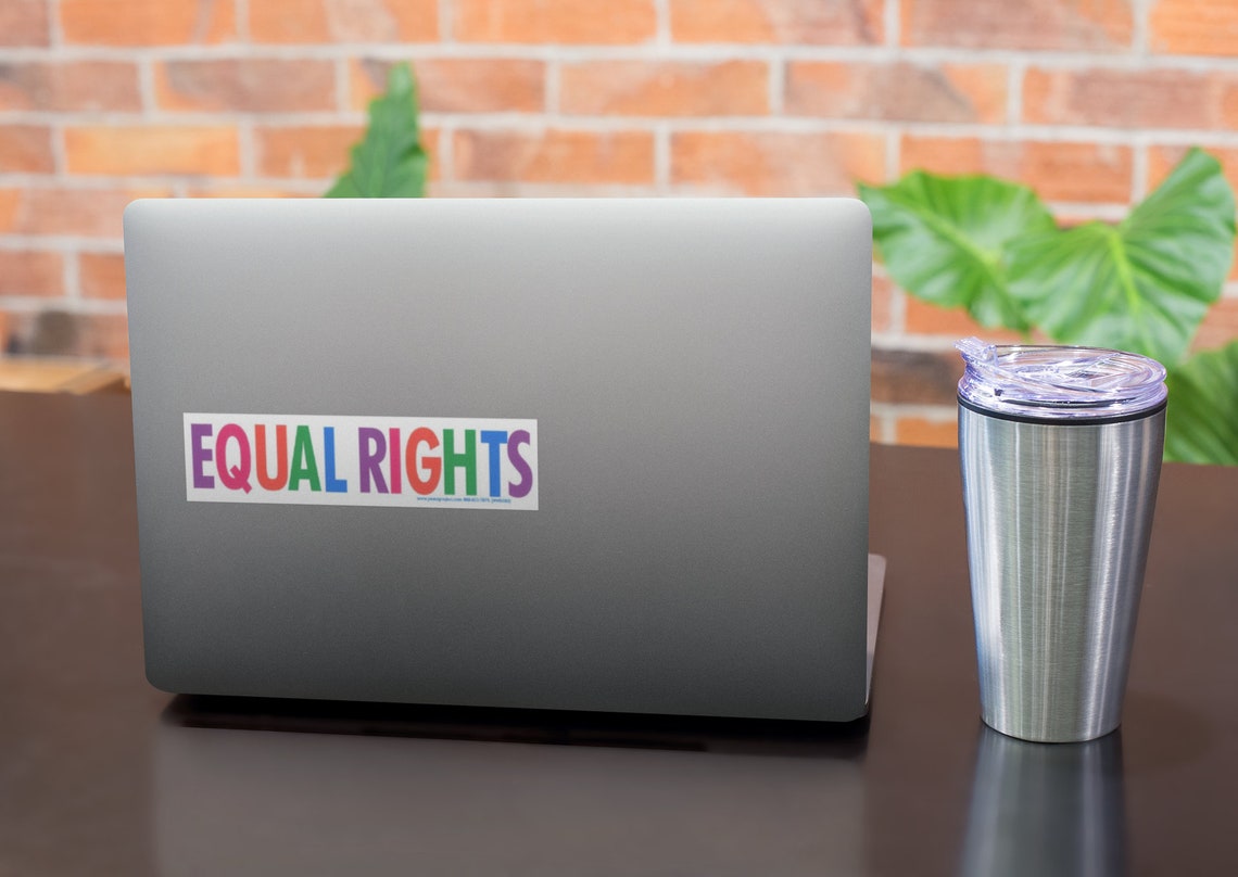 Equal Rights Small Gender Equality Bumper Sticker / Laptop - Etsy