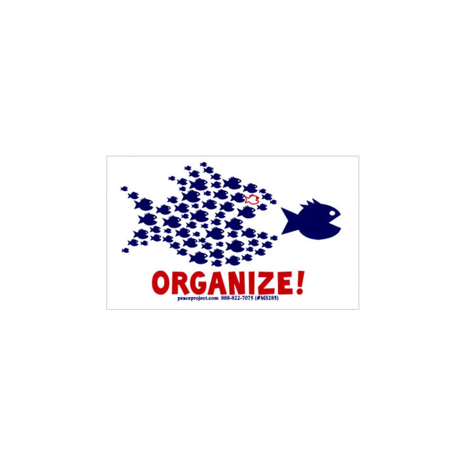Organize! - Small Bumper Sticker / Laptop Decal or Magnet - Etsy