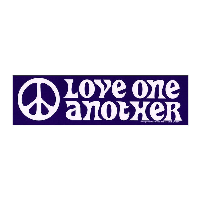 Love One Another Bumper Sticker / Decal or Magnet | Etsy
