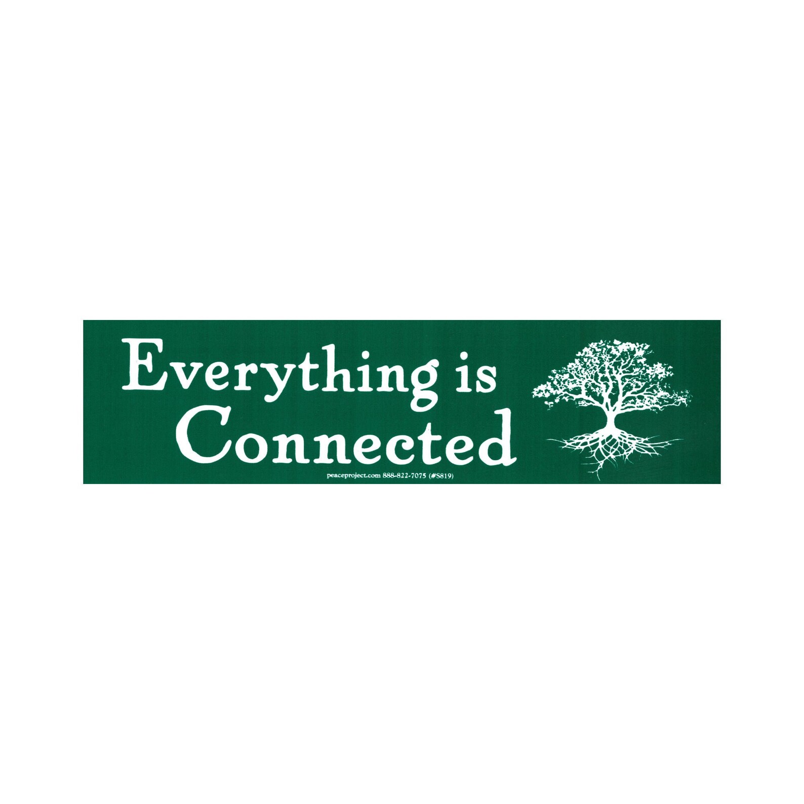 Environmental Bumper Sticker Everything is Connected - Etsy