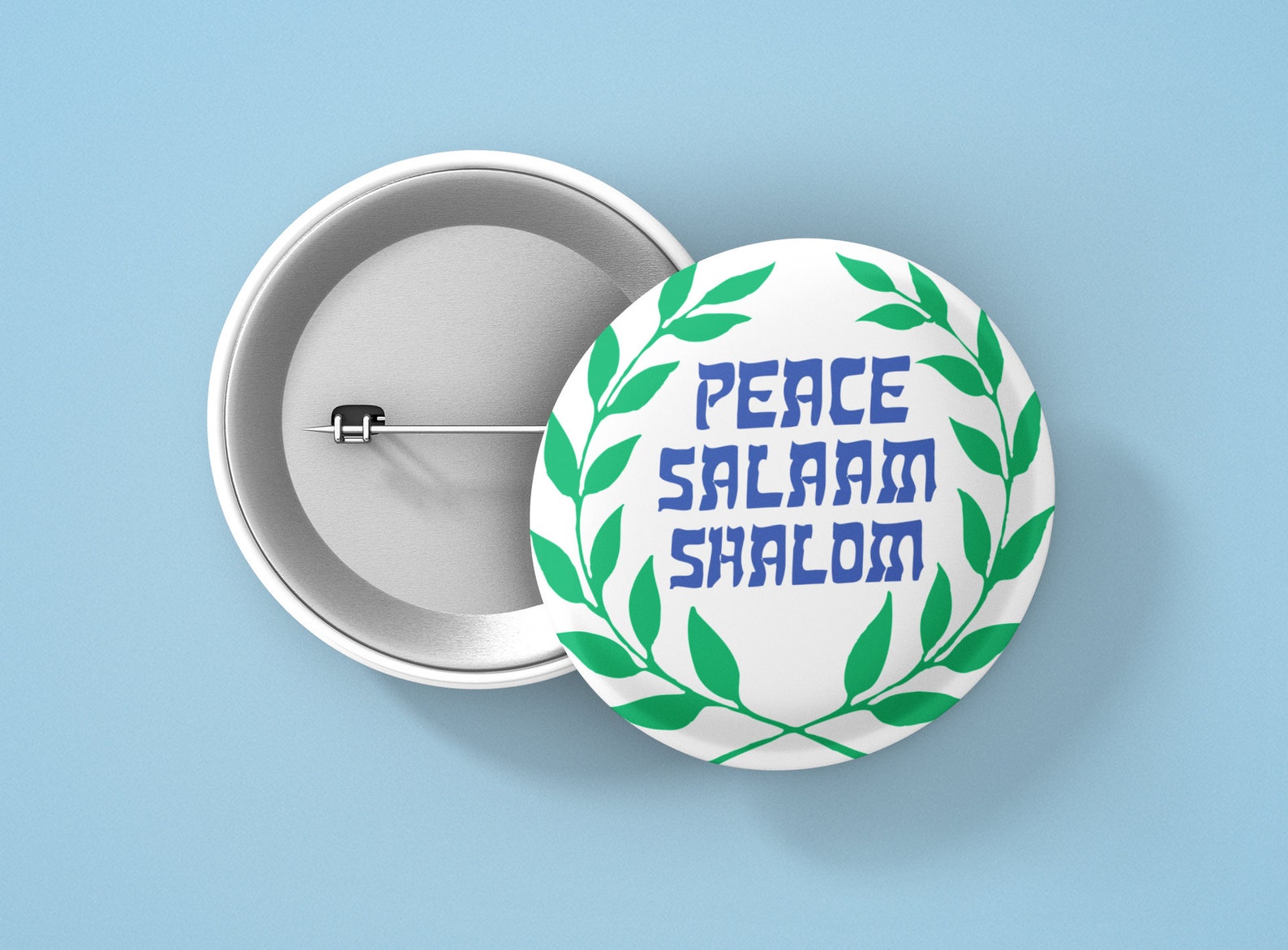 Peace Salaam Shalom English Arabic Hebrew Middle East | Etsy