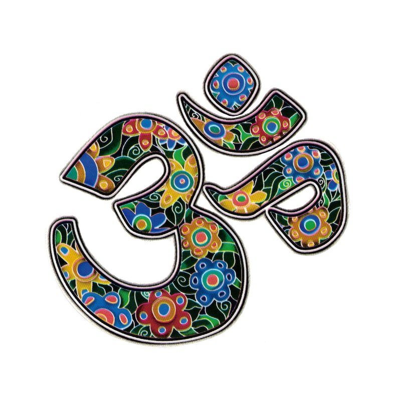 Om in Nature Om Sign / Aum Symbol - Translucent Window Sticker / Decal ...