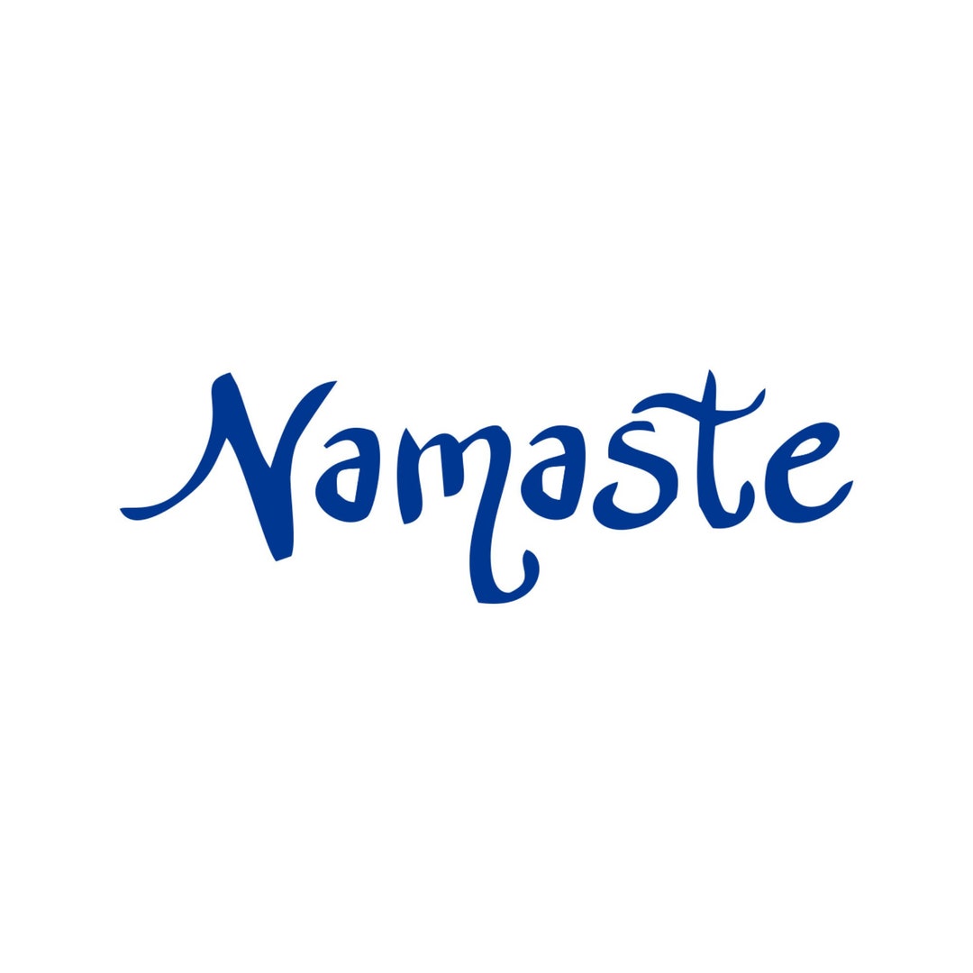 Namaste Meditation Yoga Vinyl Decal / Rub on Sticker - 14 Colors ...