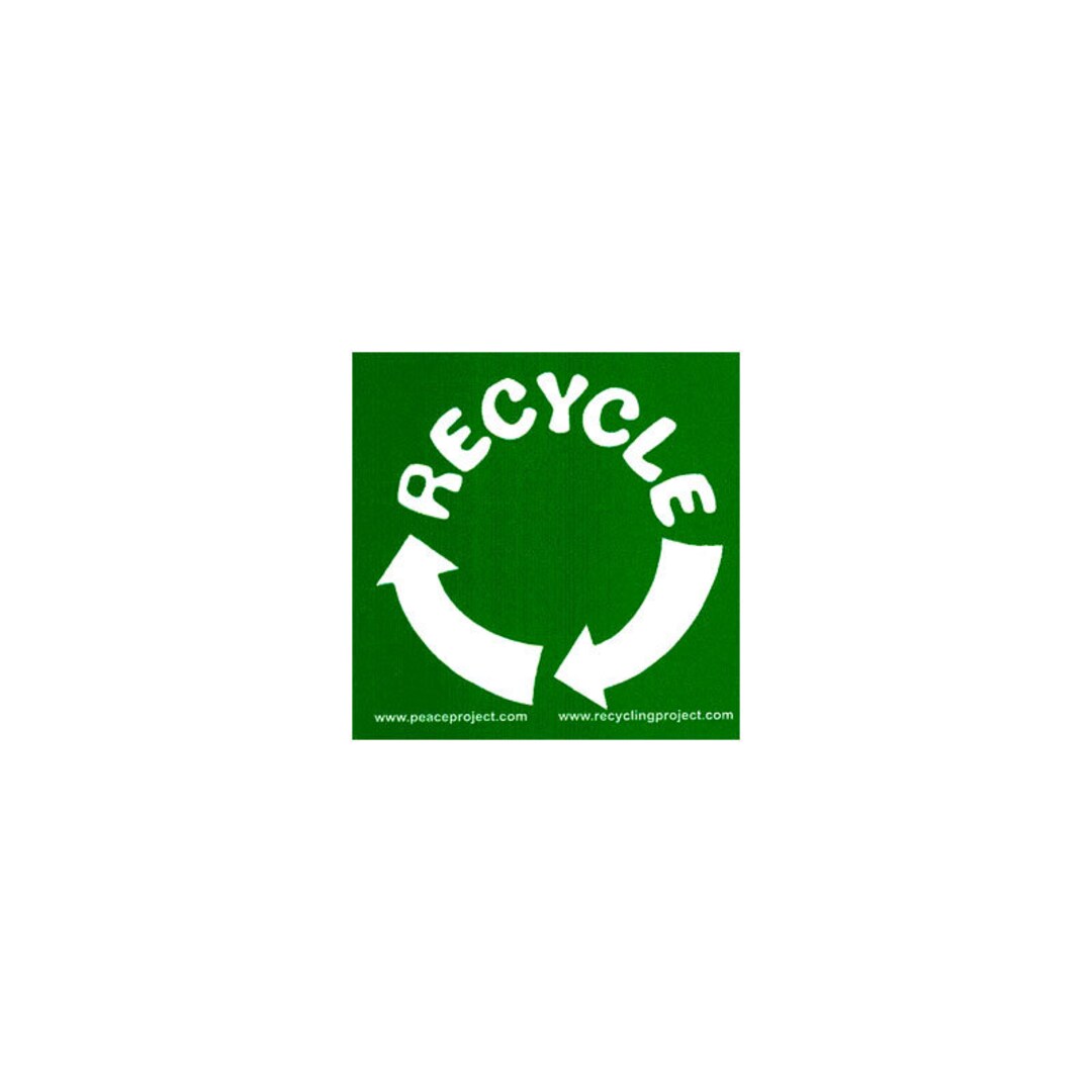 Recycle - Small Bumper Sticker / Laptop Decal or Magnet - Etsy