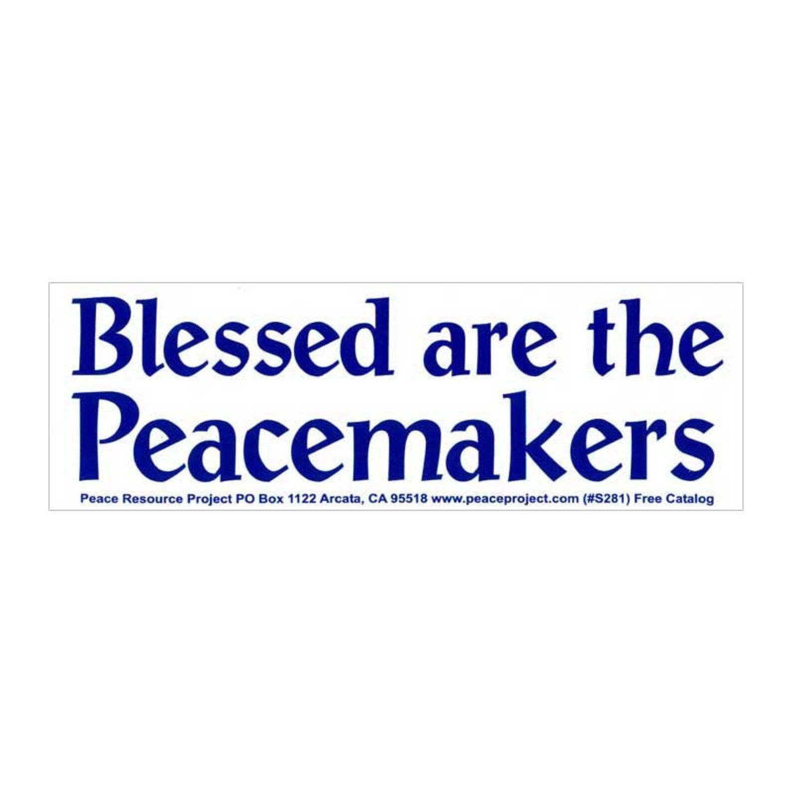 Blessed Are The Peacemakers Bumper Sticker / Decal or Magnet | Etsy