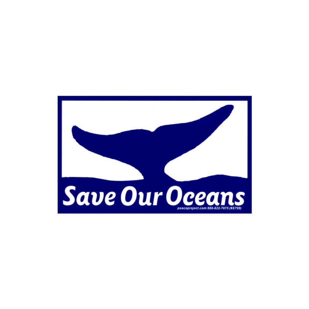 Save Our Oceans - Bumper Sticker / Decal or Magnet - Etsy