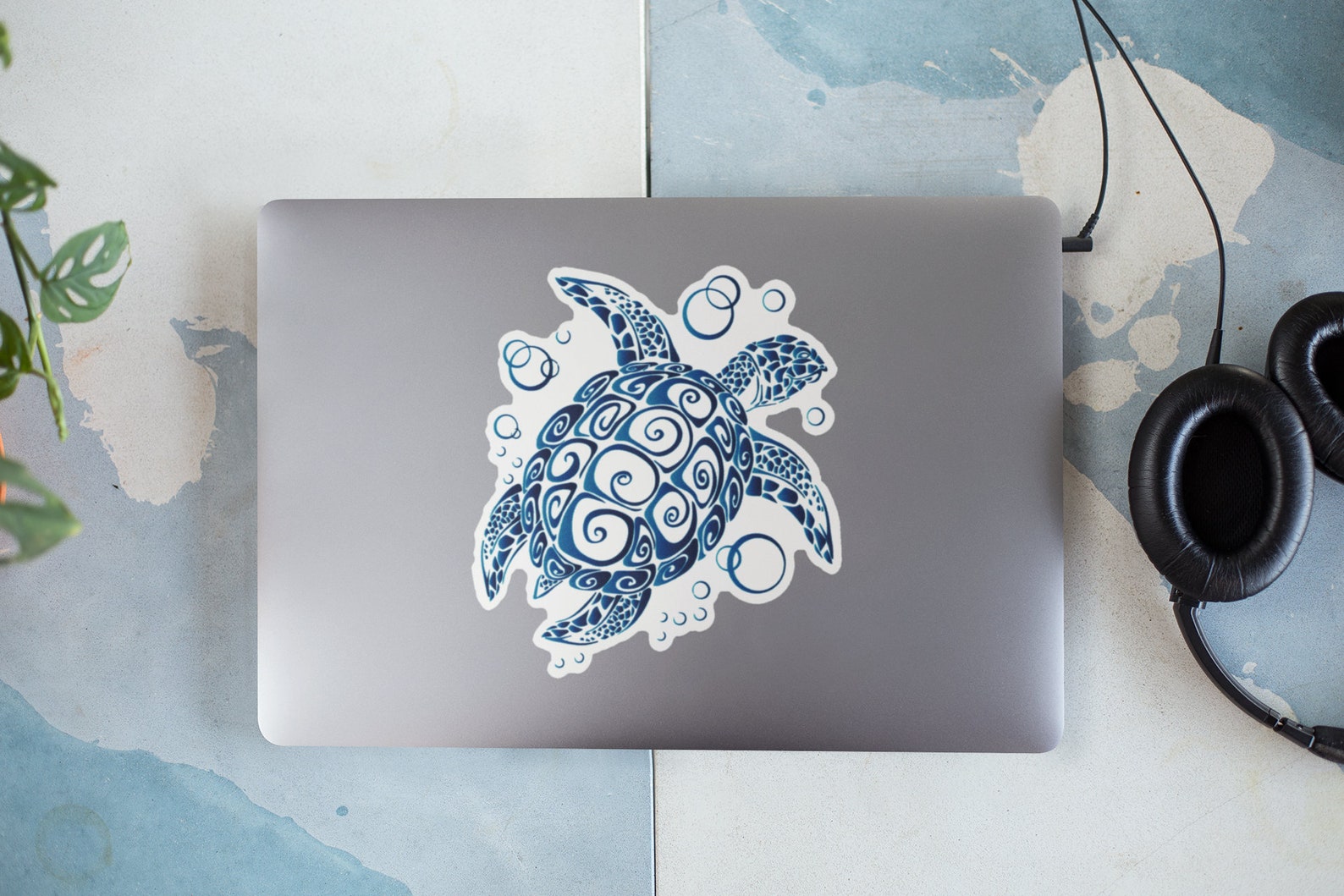 Sea Turtle Vinyl Sticker, Bumper Sticker Decal, 4.75-by-4.5 Inches - Etsy