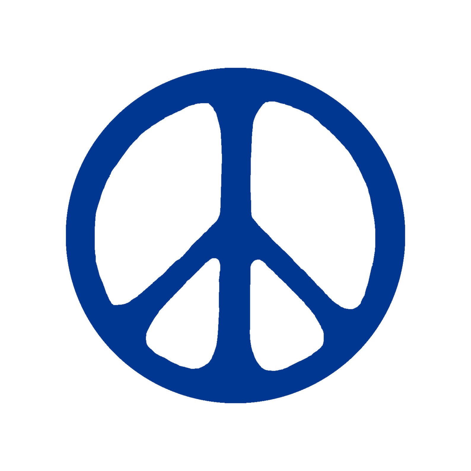 Peace Sign Vinyl Decal / Rub on Sticker - 14 Colors Available (3.3" X 3 ...