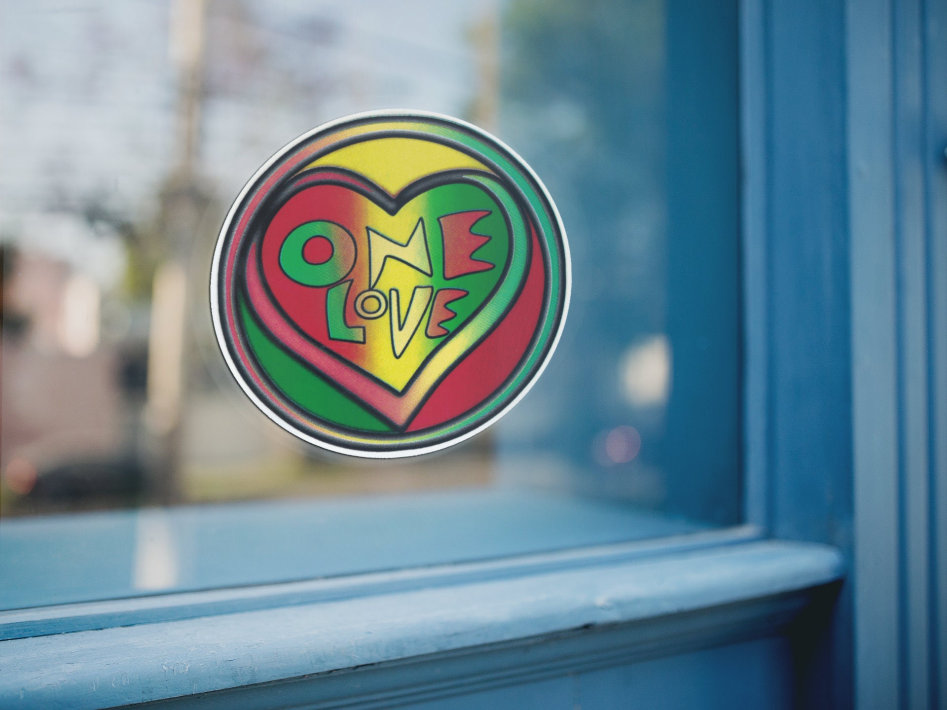 Un corazón de amor Reggae Rasta pequeño translúcido de dos - Etsy España