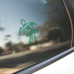 One Love Turtle Rasta Reggae Vinyl Decal / Rub on Sticker - 14 Colors ...