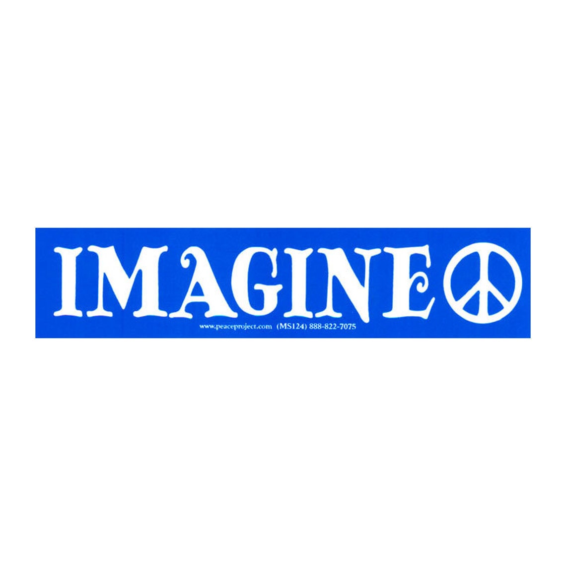 Imagine Peace Small Bumper Sticker / Laptop Decal or Magnet - Etsy