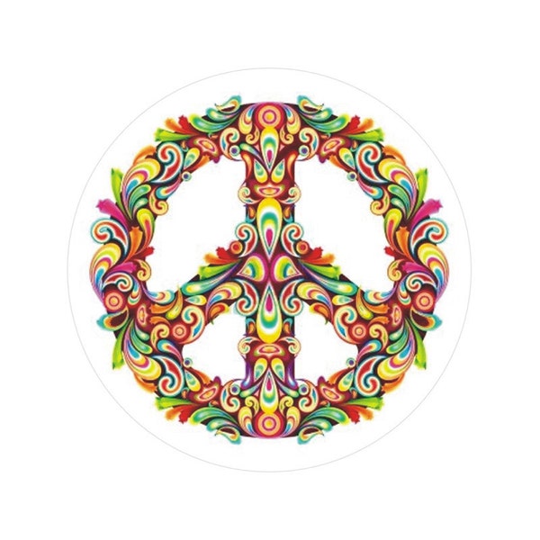 Flower Peace Sign - Etsy