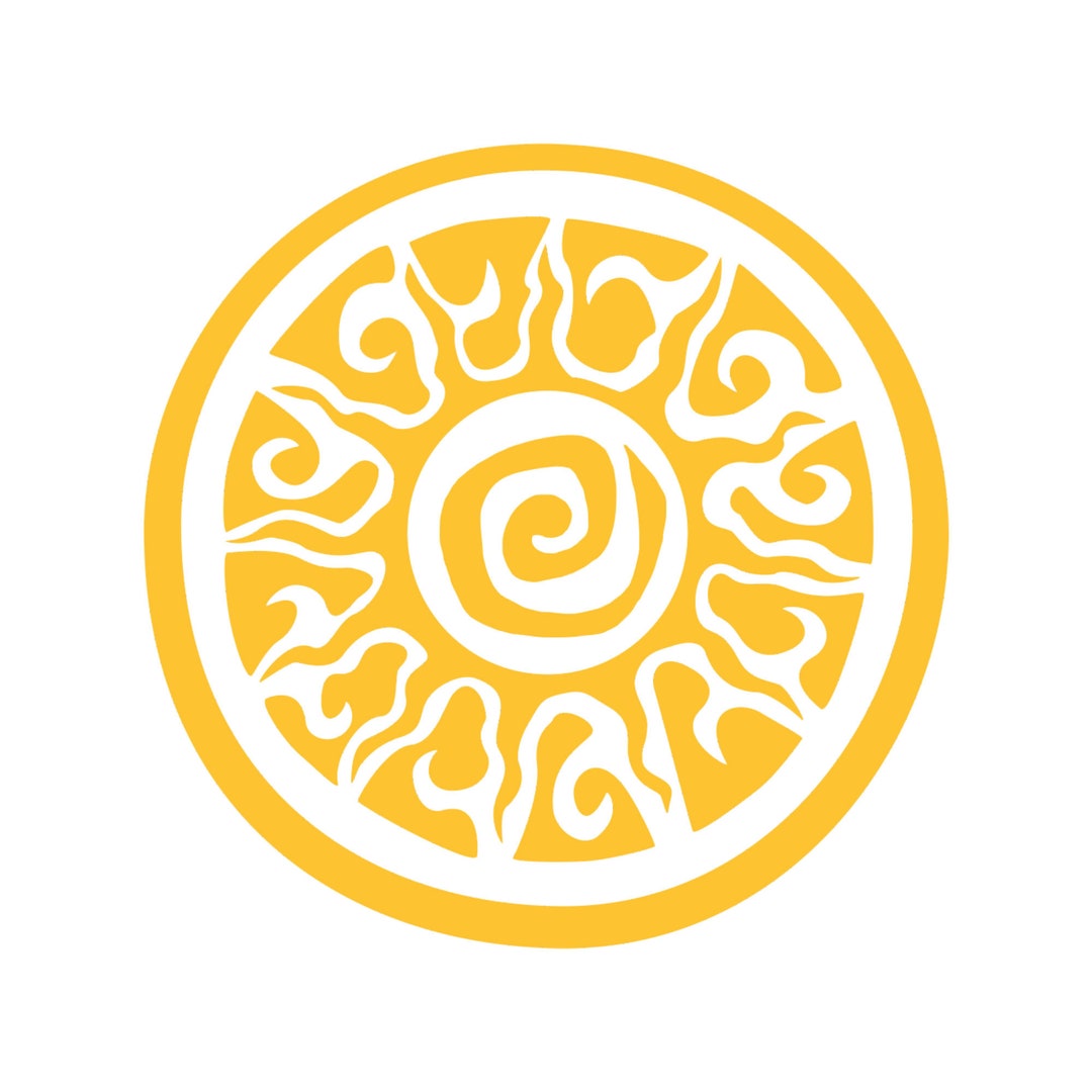 Tribal Sun Vinyl Decal / Rub on Sticker - 14 Colors Available (3.25" X ...