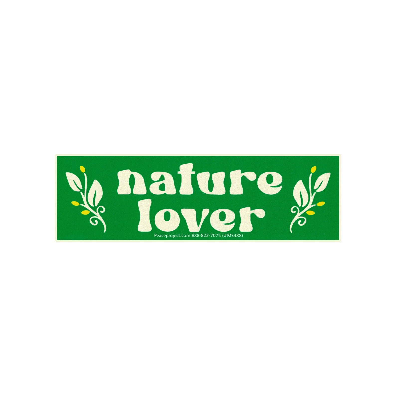 Nature Lover Environmental Preservation Small Bumper Sticker Laptop ...