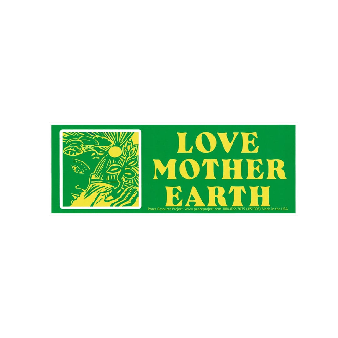 Love Mother Earth - Bumper Sticker / Decal or Magnet - Etsy